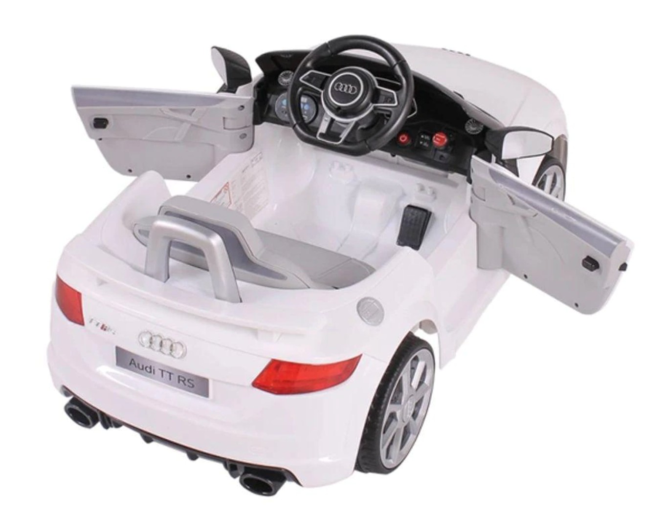 Carro Elétrico Audi TT 12V - Branco - brincandoteca