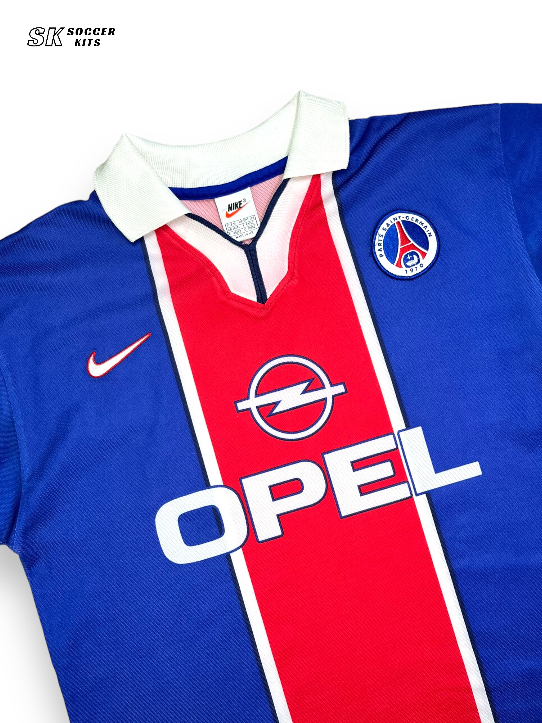 Camisa PSG 1997/98 Home - Soccer Kits - Camisas de Futebol