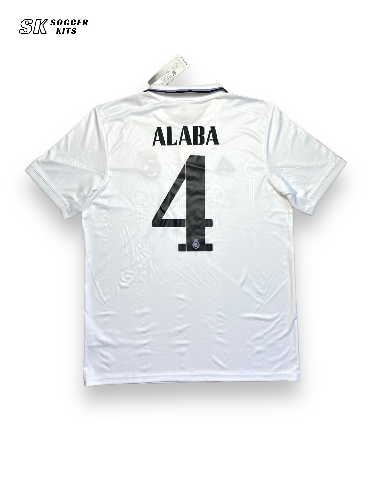 Camisa Real Madrid 2022/23 - Alaba DS - Soccer Kits - Camisas de Futebol