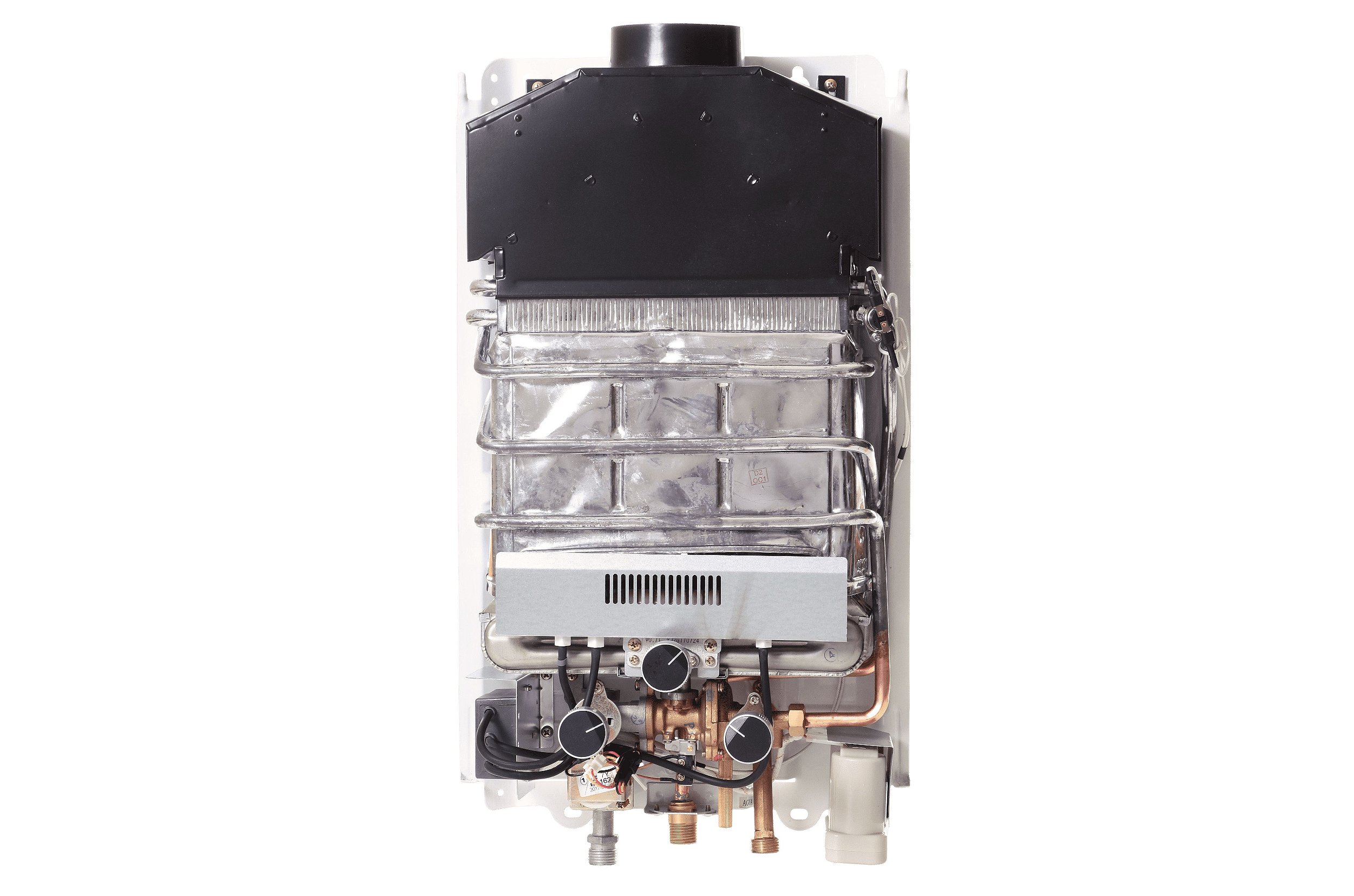 Aquecedor de Agua a Gás Mecânico 9L M09 Rinnai GLP Branco 2 pilhas de ...