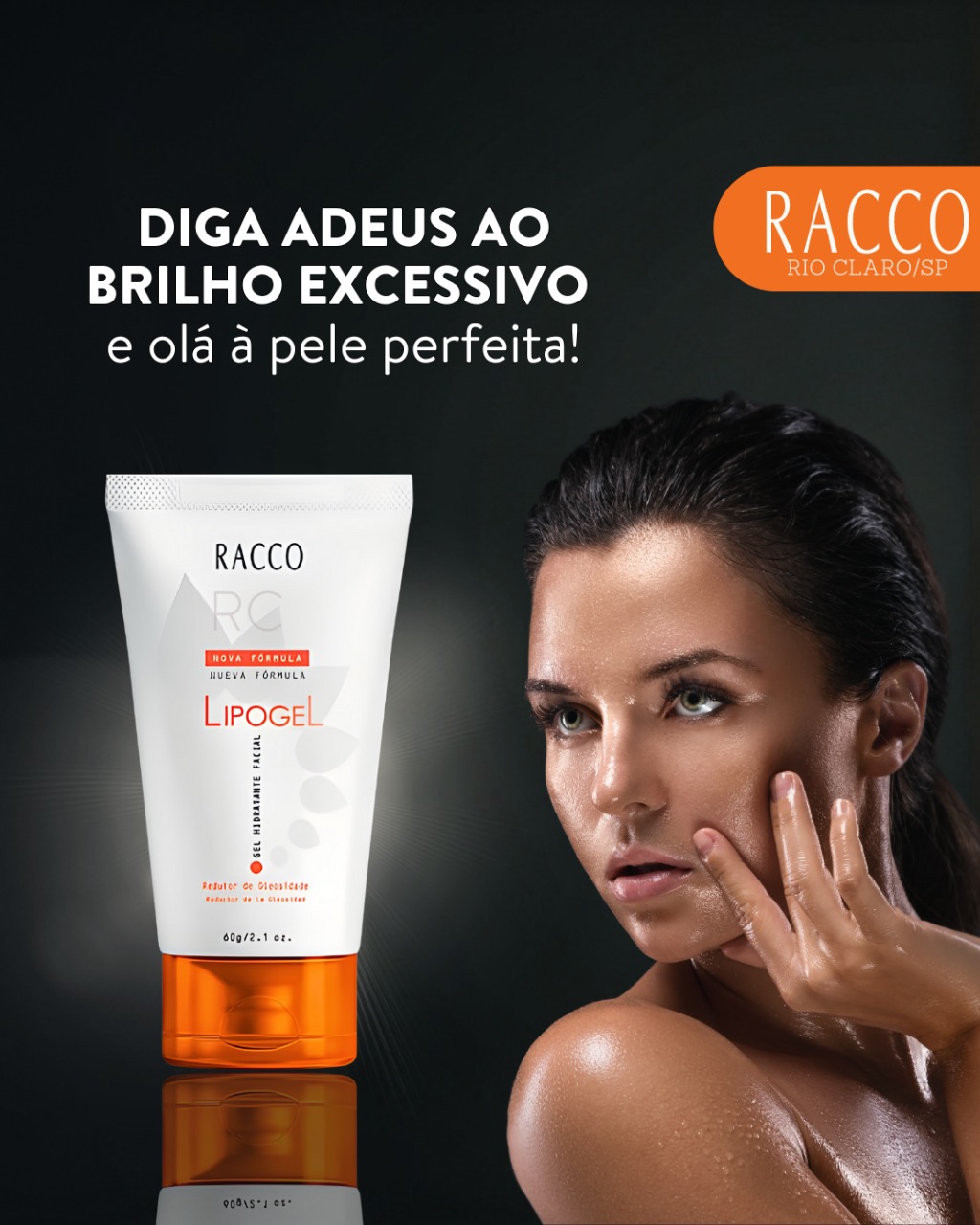 Gel Hidratante Facial Lipogel Racco 60g - SSM Bellezza e Salute