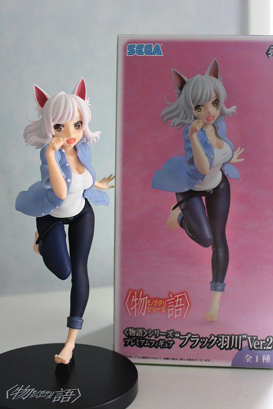 Monogatari Series Sega Premium Figure V2 Black Hanekawa - Action New