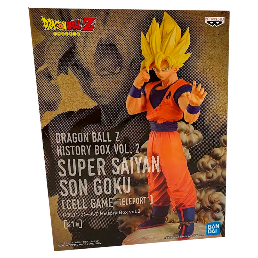 DRAGON BALL Z - SON GOKU - ESTÁTUA HISTORY BOX VOL.2 - BANPRESTO - Action New