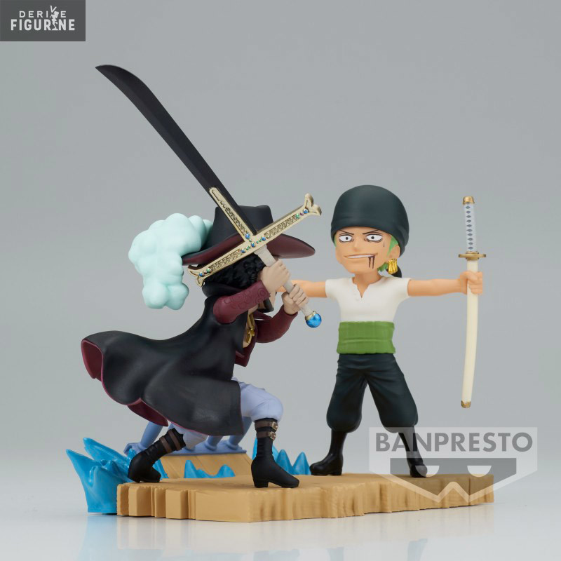 Dracule Mihawk - Roronoa Zoro - One Piece WCF Log Stories - Action New