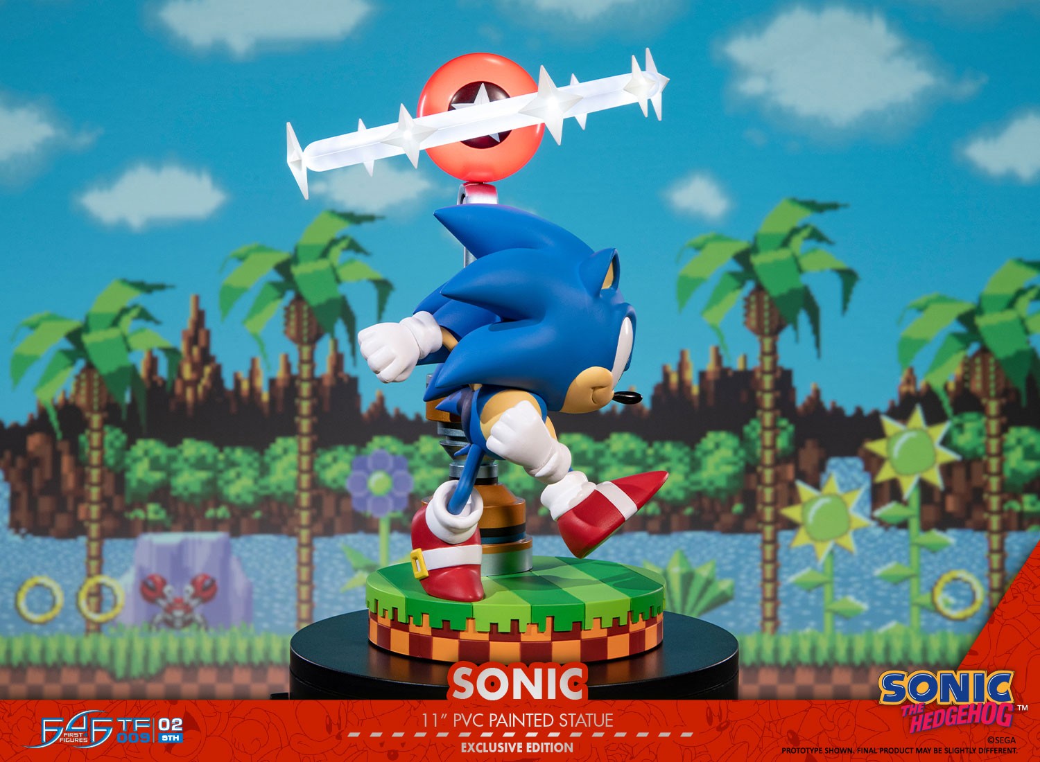 Sonic The Hedgehog Exclusive Edition LED (First 4 Figures) - Action New