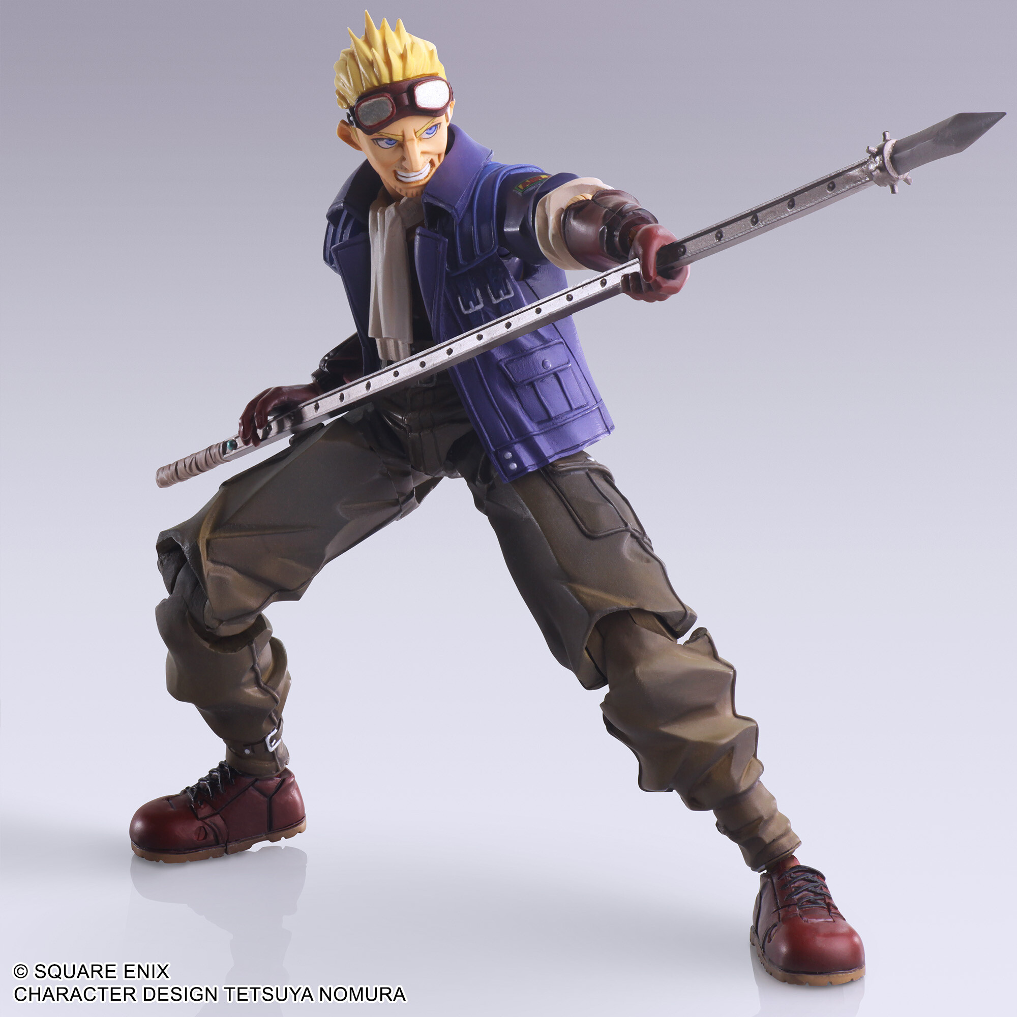 Final Fantasy VII Cid Highwind Bring Arts (Square Enix) - Action New