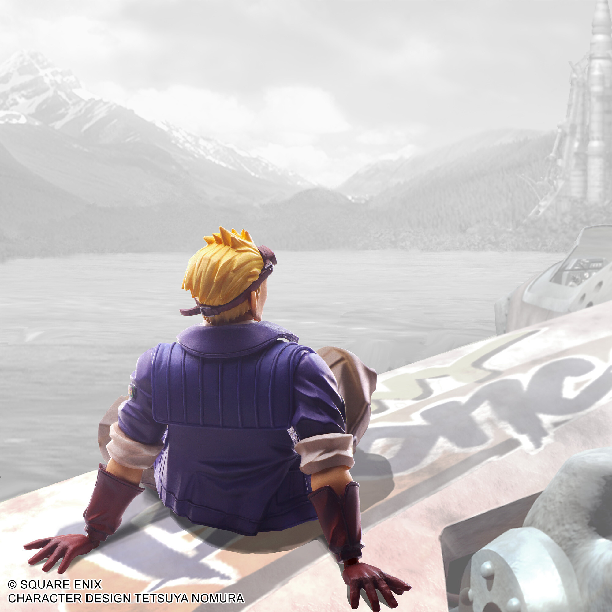 Final Fantasy VII Cid Highwind Bring Arts (Square Enix) - Action New