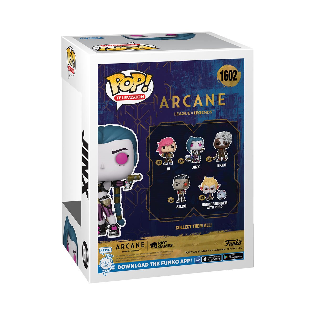 Funko Pop Arcane: League Of Legends Jinx #1602 - Action New