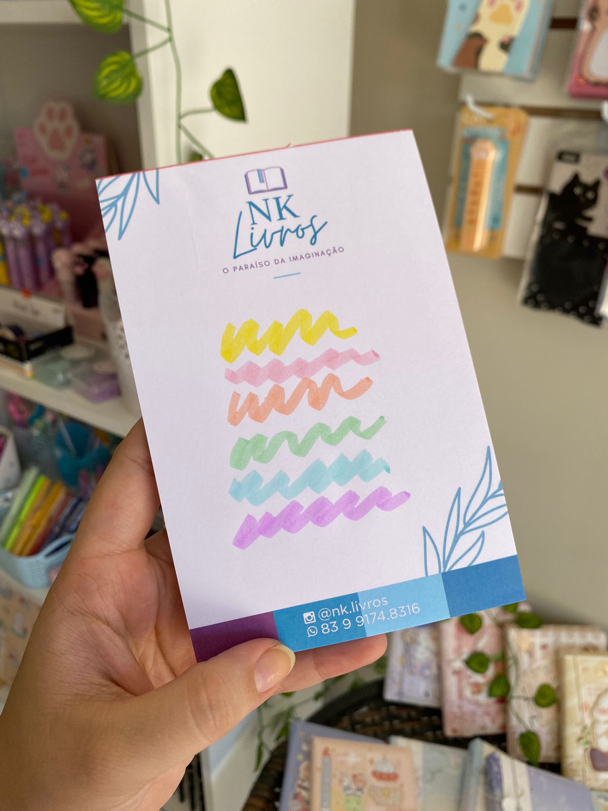 Marca Texto Milkshake - NK Livros - O paraíso da imaginação