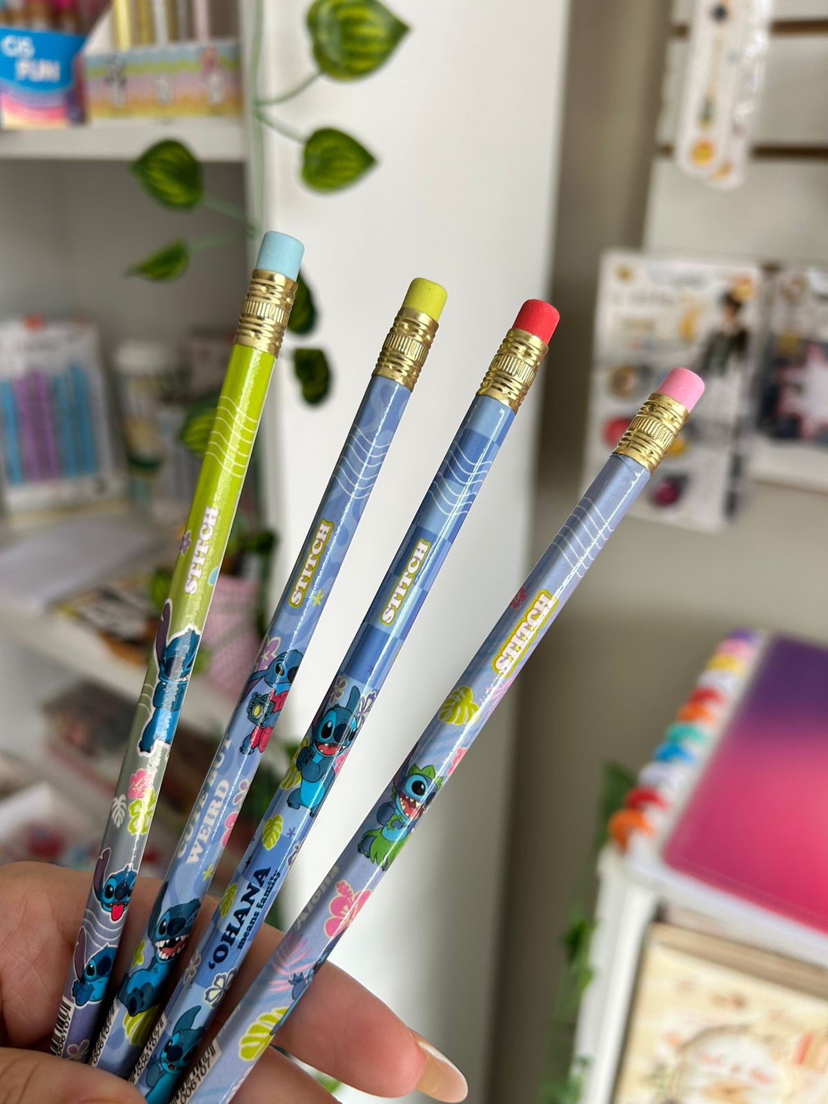 Lápis HB Stitch Molin - NK Livros - O paraíso da imaginação