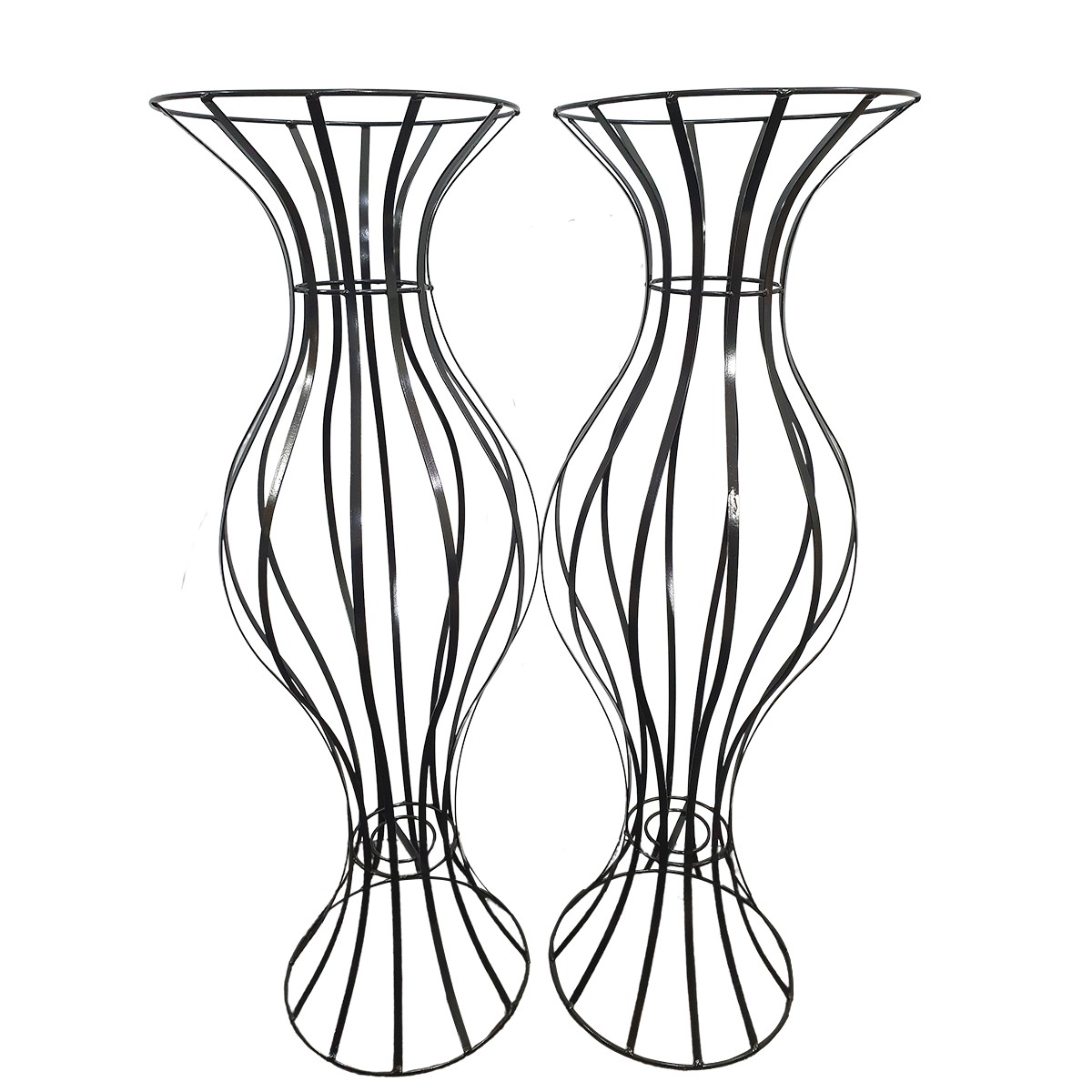 VASOS ELEGANTE P/ FLORES DE CASAMENTO - Art Figueroa - Design em Ferro
