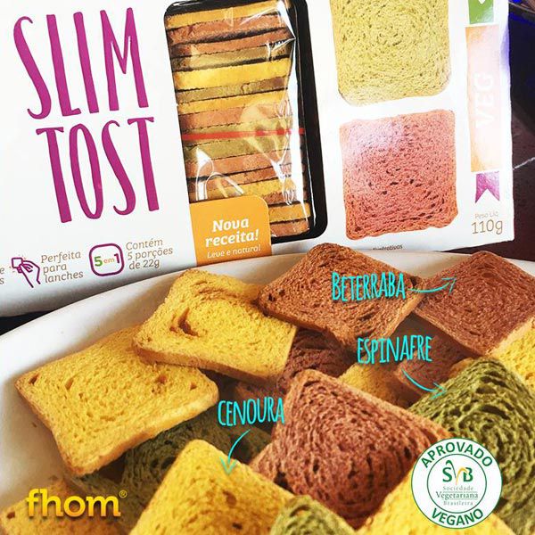 Torrada Veg Slim Tost Fhom 100g - Me Gusta Veg