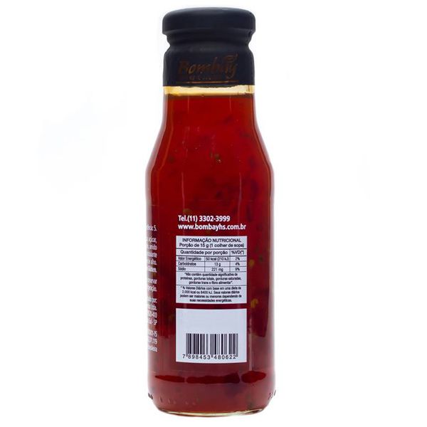 Molho Sweet Chilli Bombay 375g - Me Gusta Veg