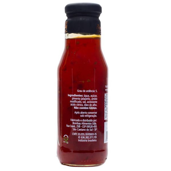 Molho Sweet Chilli Bombay 375g - Me Gusta Veg