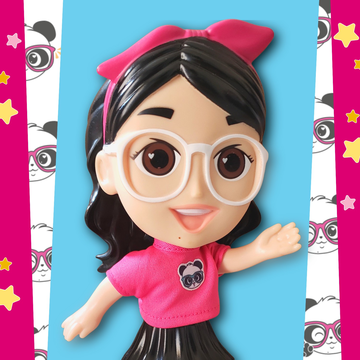 Boneca Luluca 20Cm Em Vinil Com Roupinha Fashion E Decorada - T-Gift Store