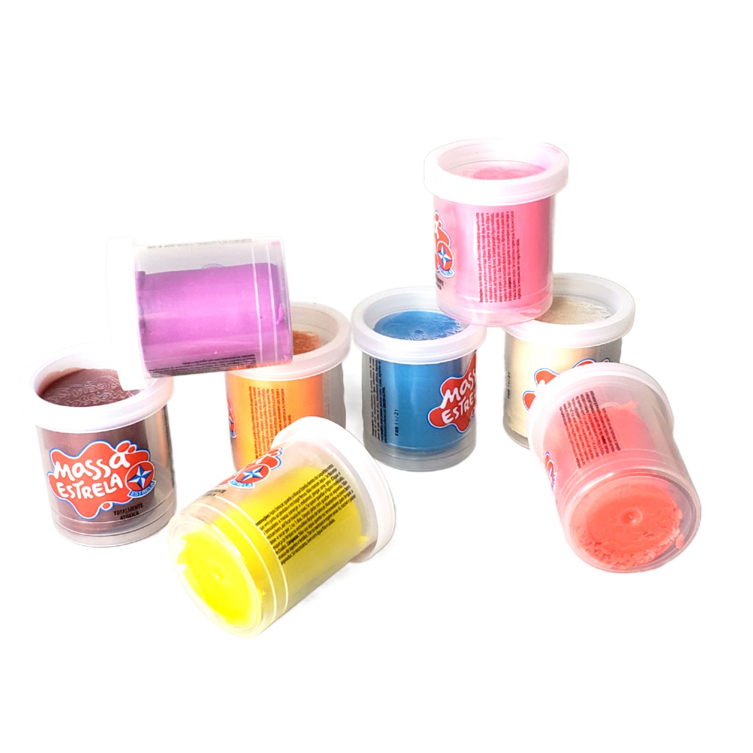 Massinha Super Massa Kit Cores - Estrela - T-Gift Store