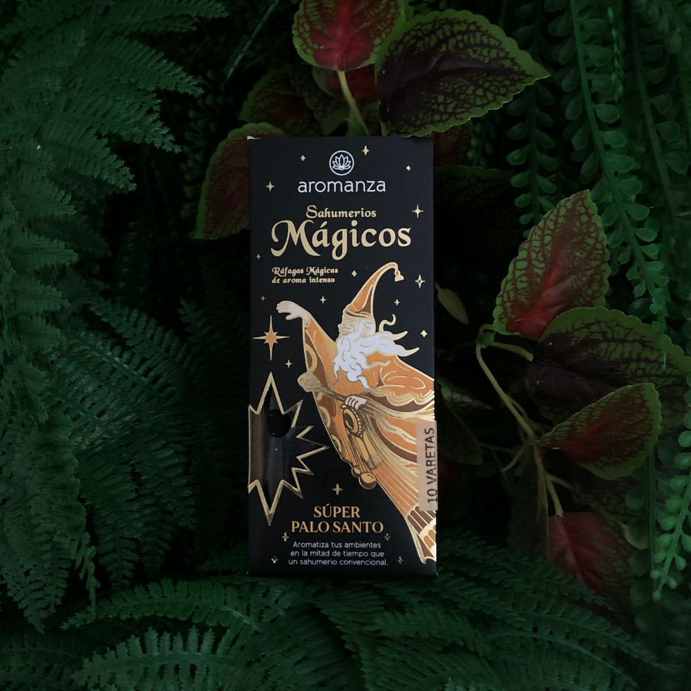 Incenso Aromanza Mágicos Vareta - Súper Palo Santo - Dharma Store: Loja de Incenso, Cristais ...