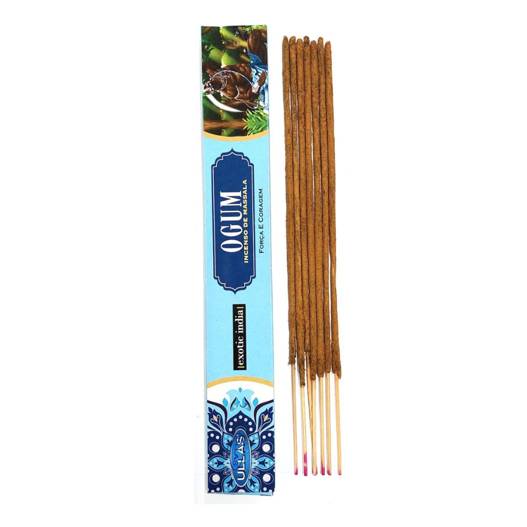 Incenso Massala Ogum Ullas Exotic India - Atacado Incenso