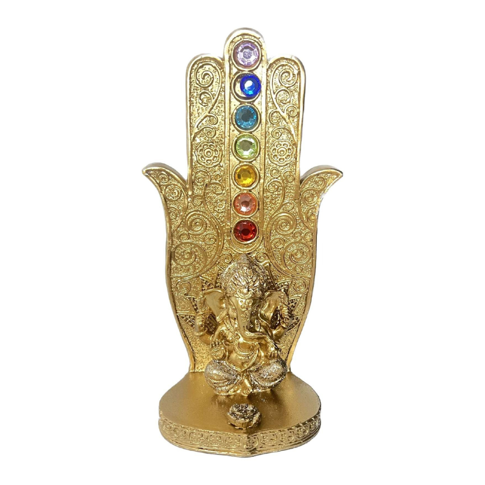 Incensário Mão Hamsá 7 Chakras Ganesha - Modelos Variados - Atacado Incenso
