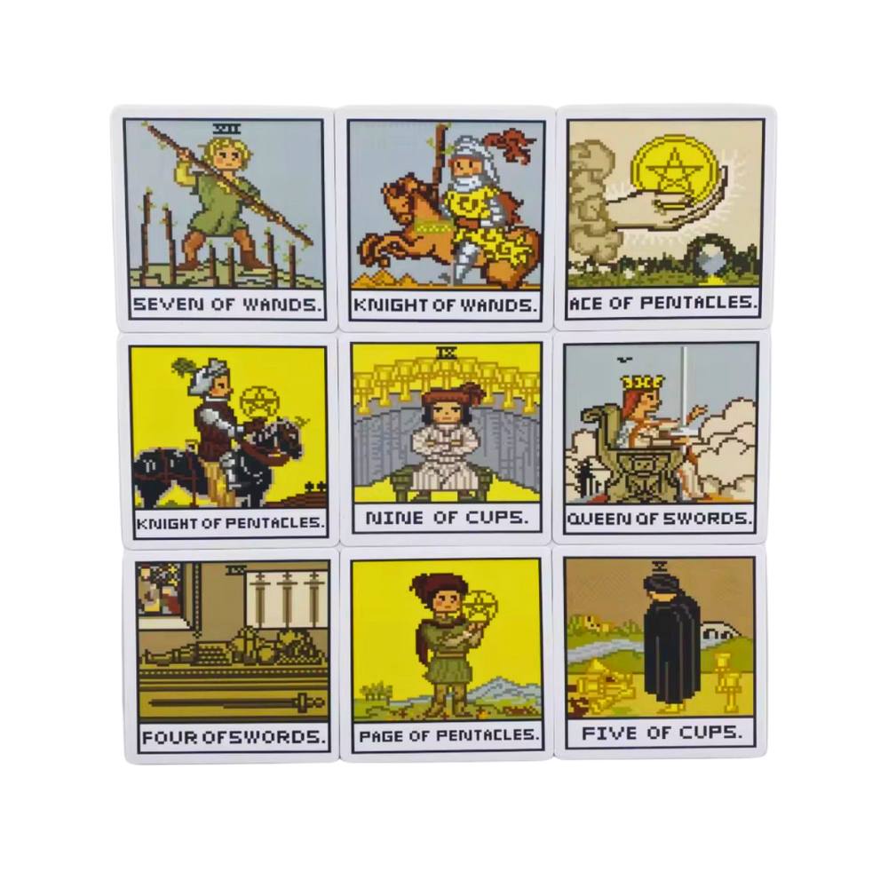 8 Bit Fantasy Tarot Deck - Tarô 8 Bits Fantasia - Bosque dos Gnomos