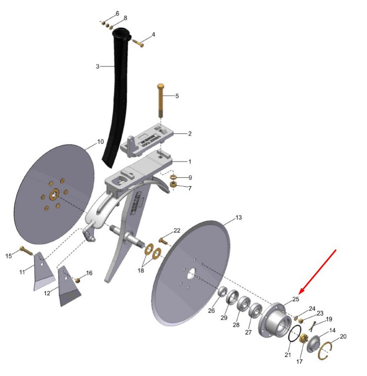 Cubo Do Disco Plantadeira Vence Tudo 200115001 / 900005232 - Manera ...