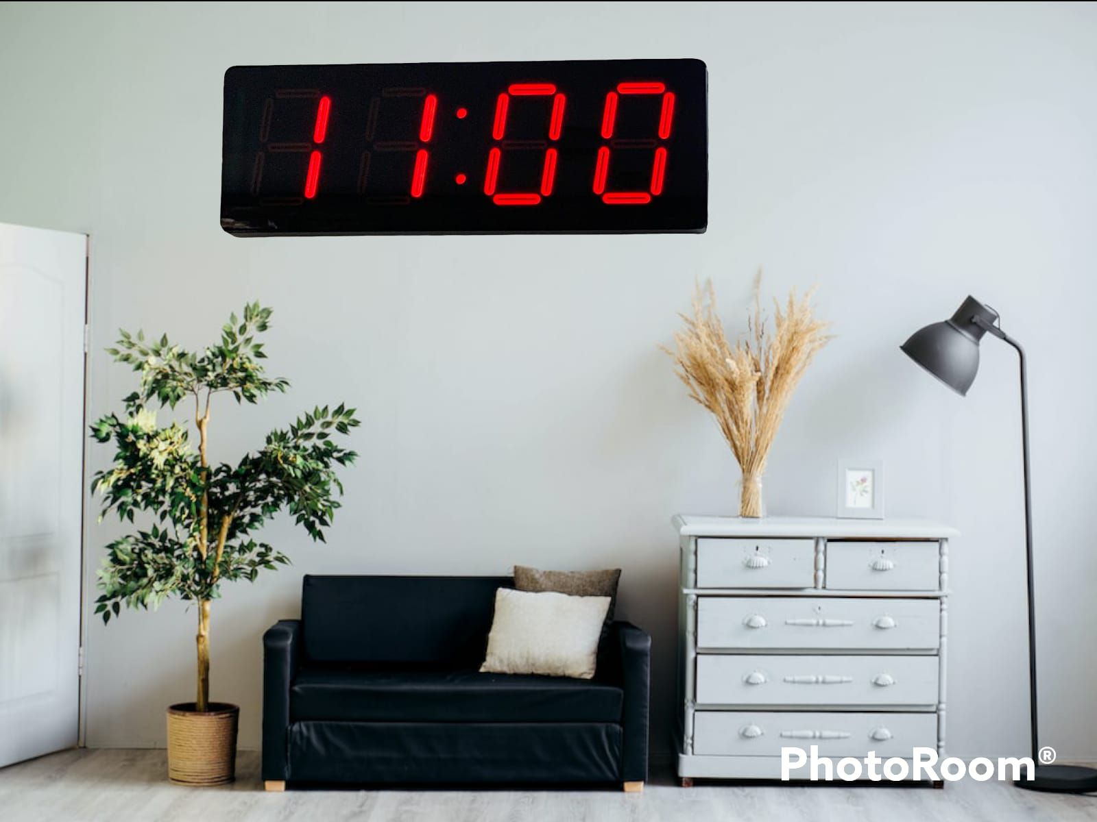 Relógio De Parede Grande Led Digital P/ Academia Hospital - KERLOX