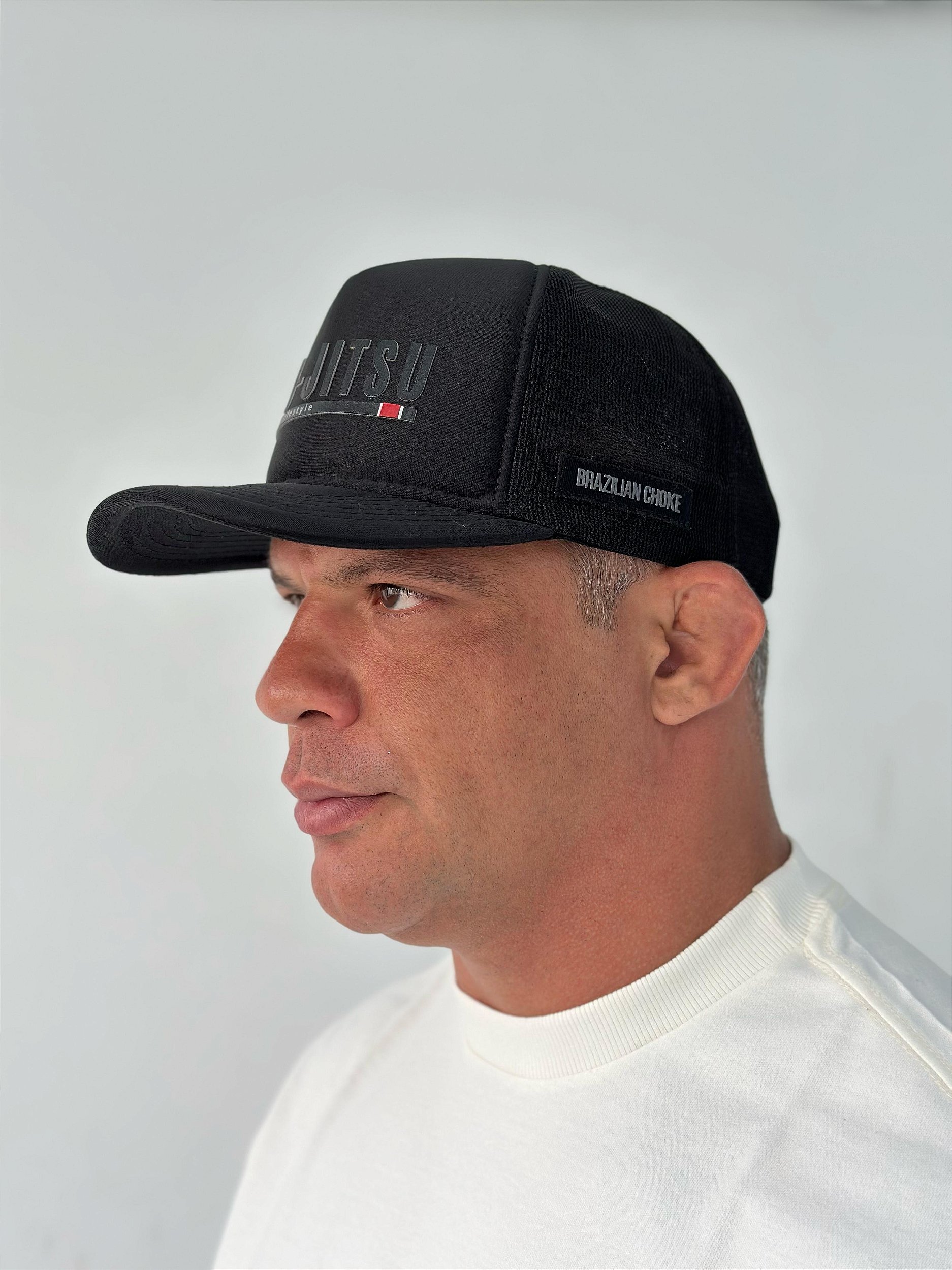 BONÉ JIU JITSU LIFESTYLE BLACK - BRAZILIAN CHOKE - FIGHT WEAR