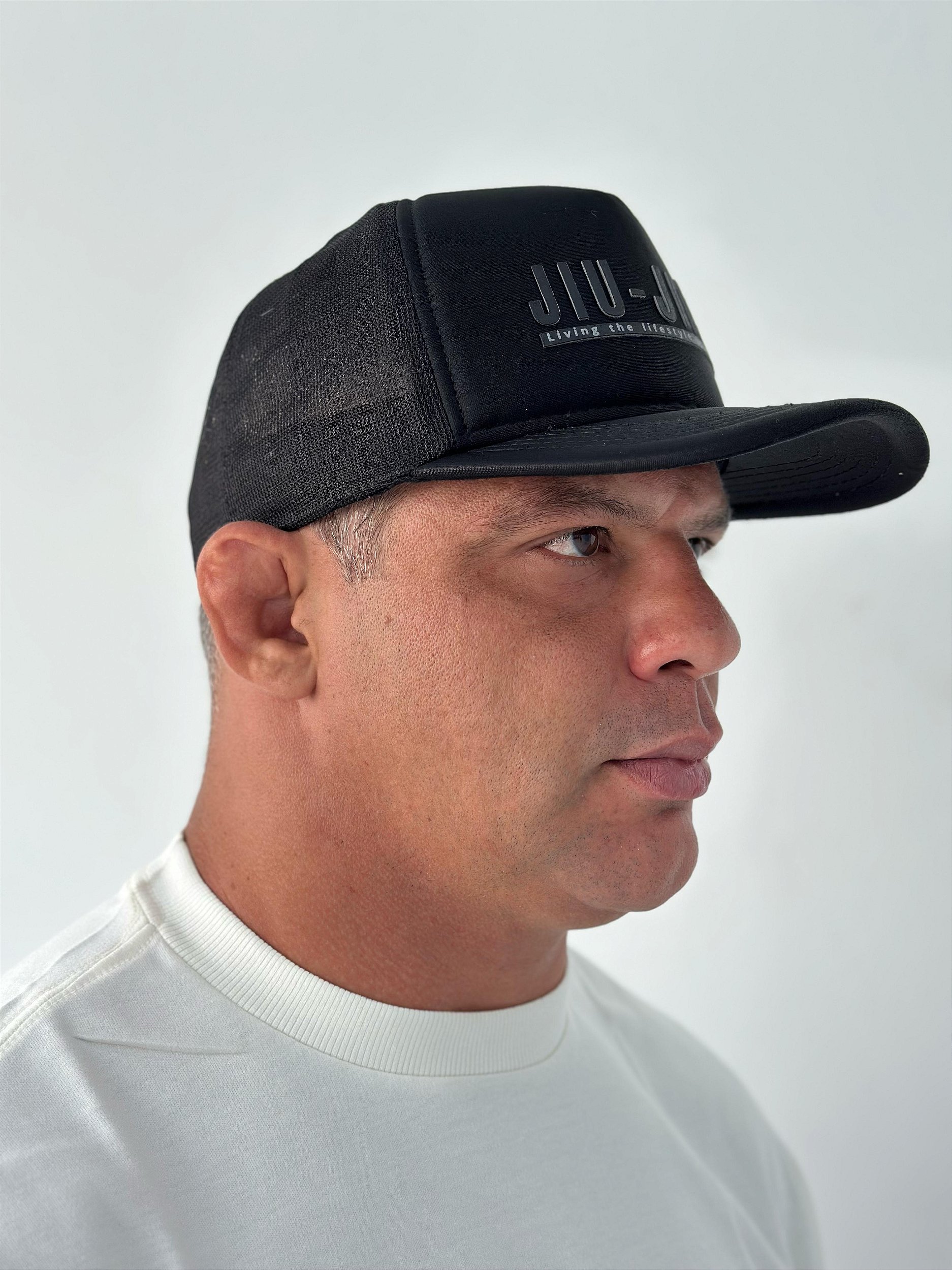 BONÉ JIU JITSU LIFESTYLE BLACK - BRAZILIAN CHOKE - FIGHT WEAR