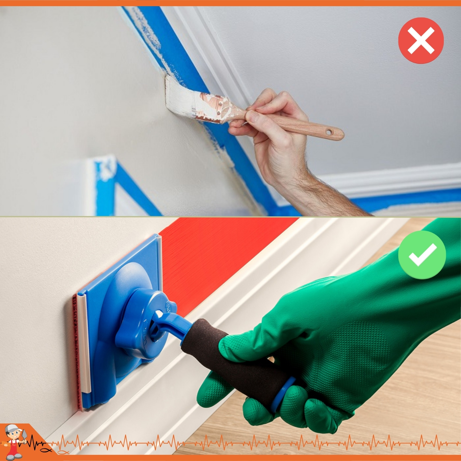 Pad Para Recorte De Pintura Canto Acabamento 360° Ajustável - Deposito ...