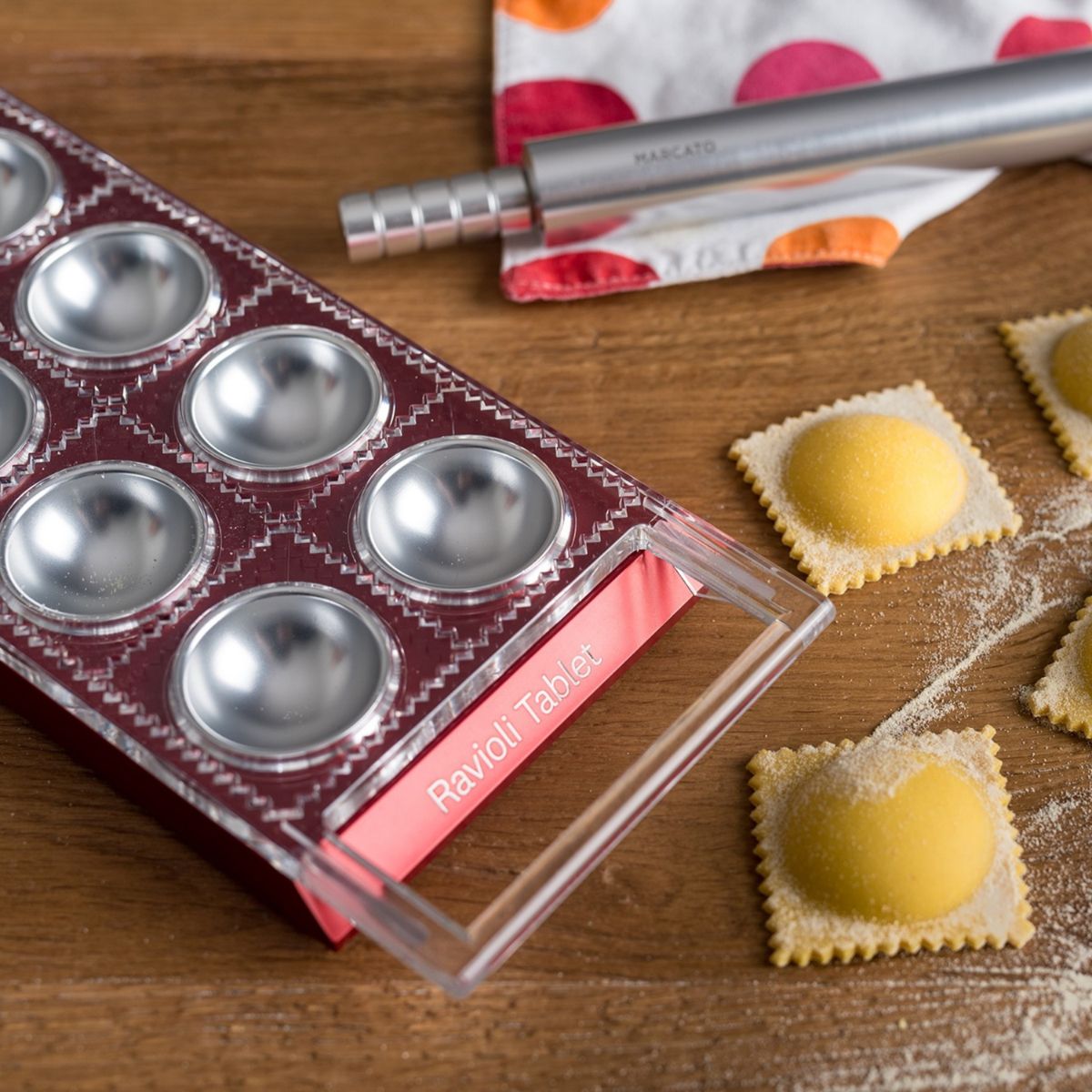Molde Tablet Ravioli Marcato Inox Original Importado Itália - 041store