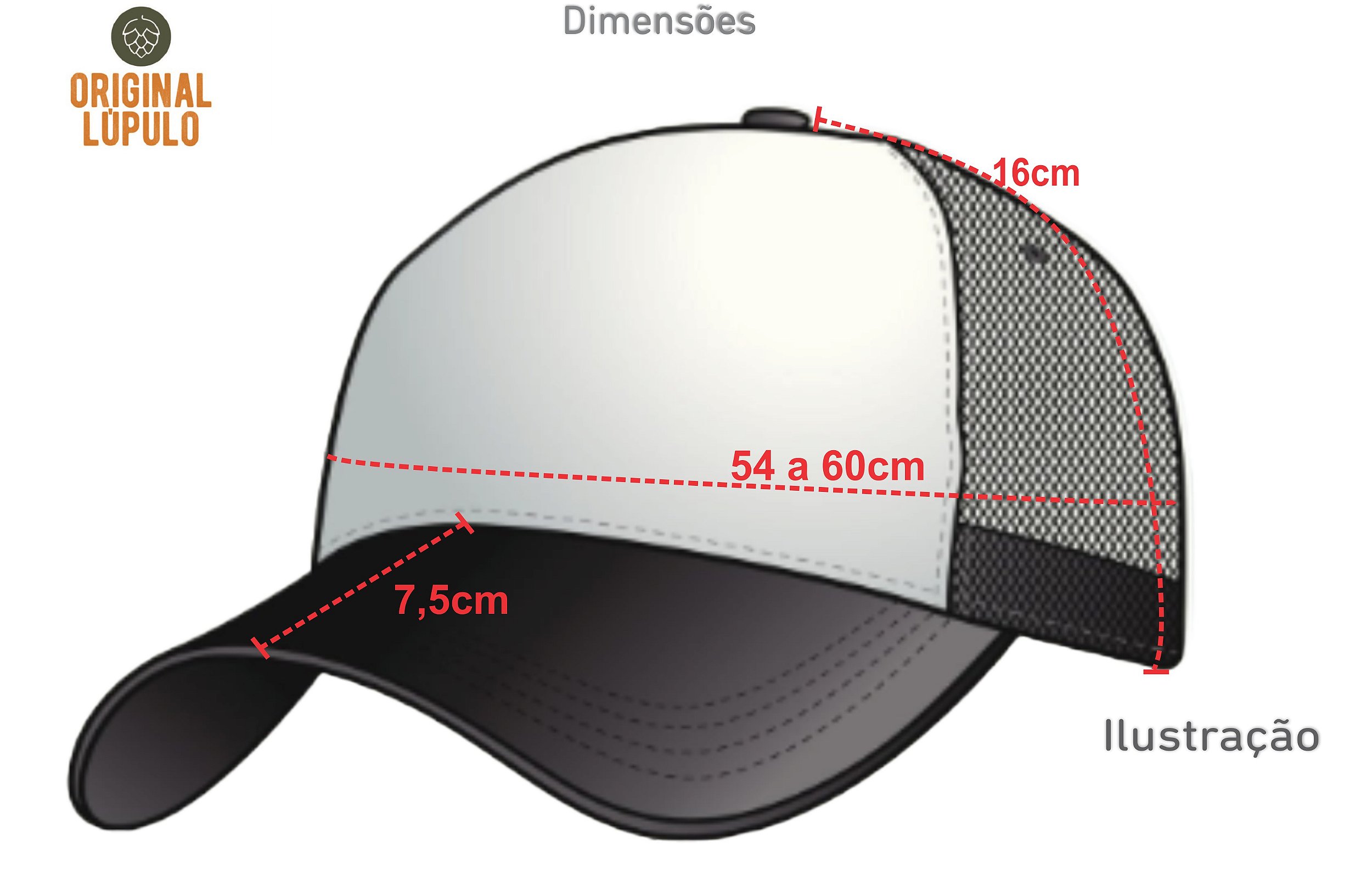 Boné Cervejaria Brahma Preto - Original Lúpulo