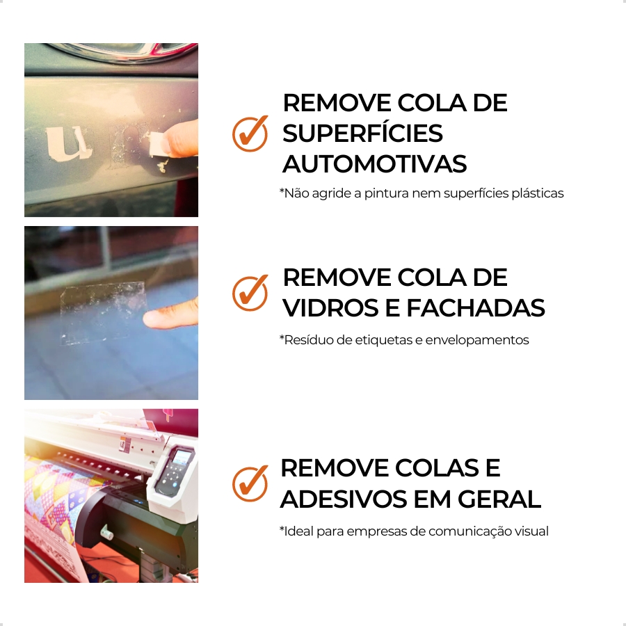 Remove Cola Tira Grude De Adesivo Removedor Cola 1 Litro - FIXCOM ...