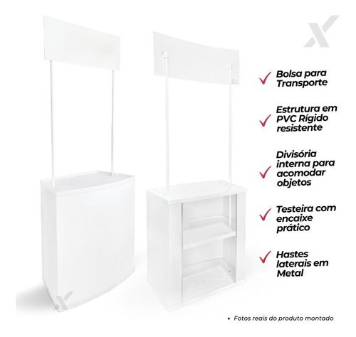 Balcão Promocional Pdv Desmontável Stand Portátil Com Bolsa - FIXCOM ...