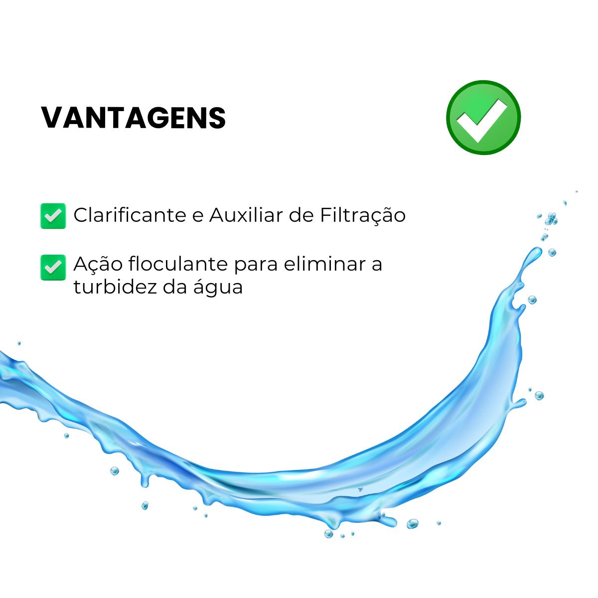 Genfloc Clarificante e Auxiliar de Filtração Genco 5L - Saúde Mogi Genfloc Clarificante e Auxiliar de Filtração Genco 5L - Saúde Mogi