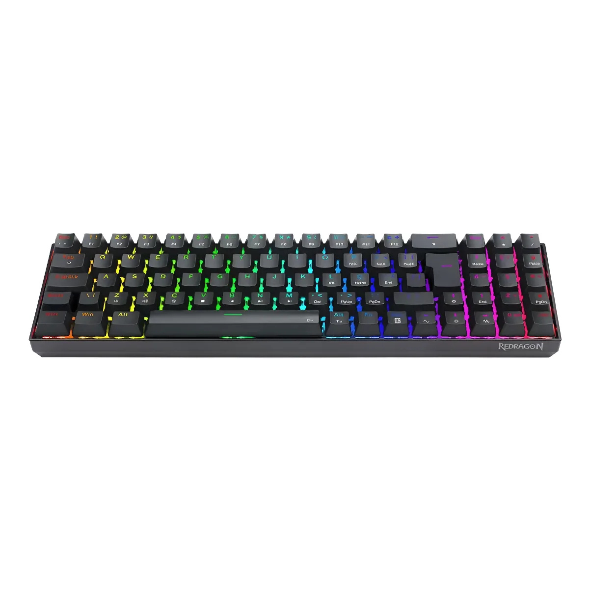 Teclado Mecânico Gamer Zed Pro Rgb Preto Switch Marrom - Shopptek