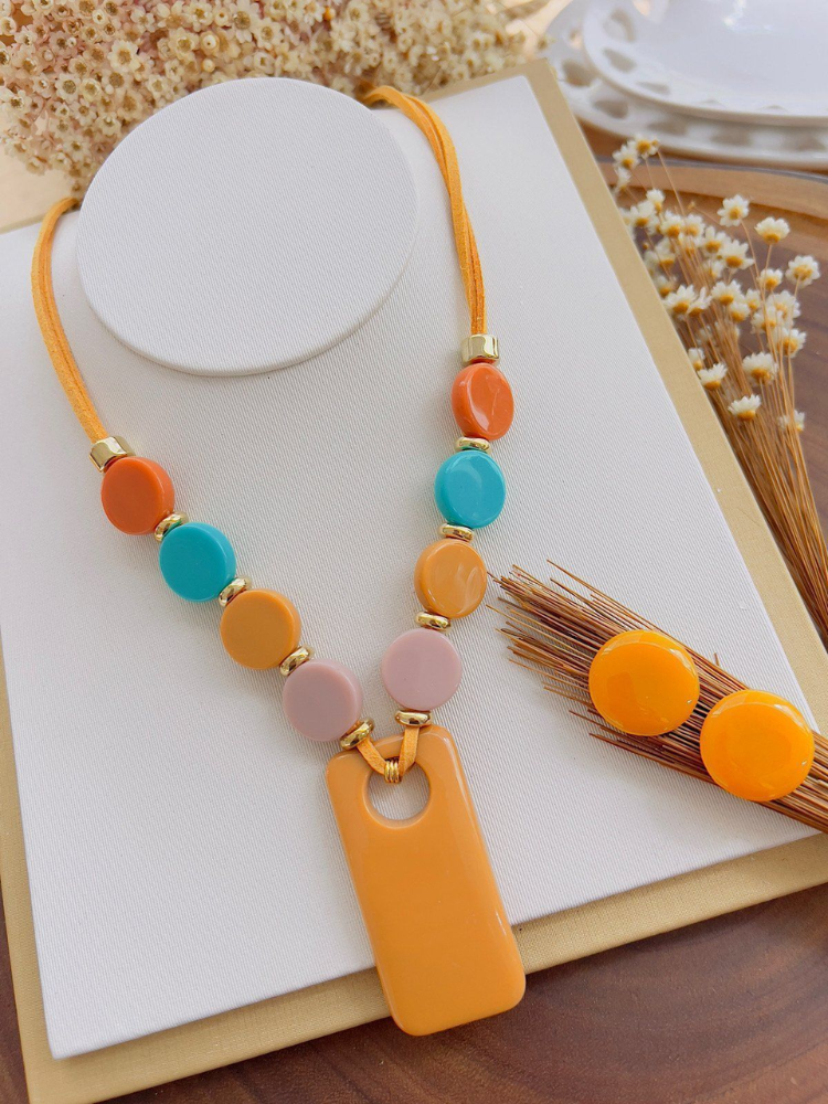 Conjunto Max Colar Mostarda - Mellow Brazil