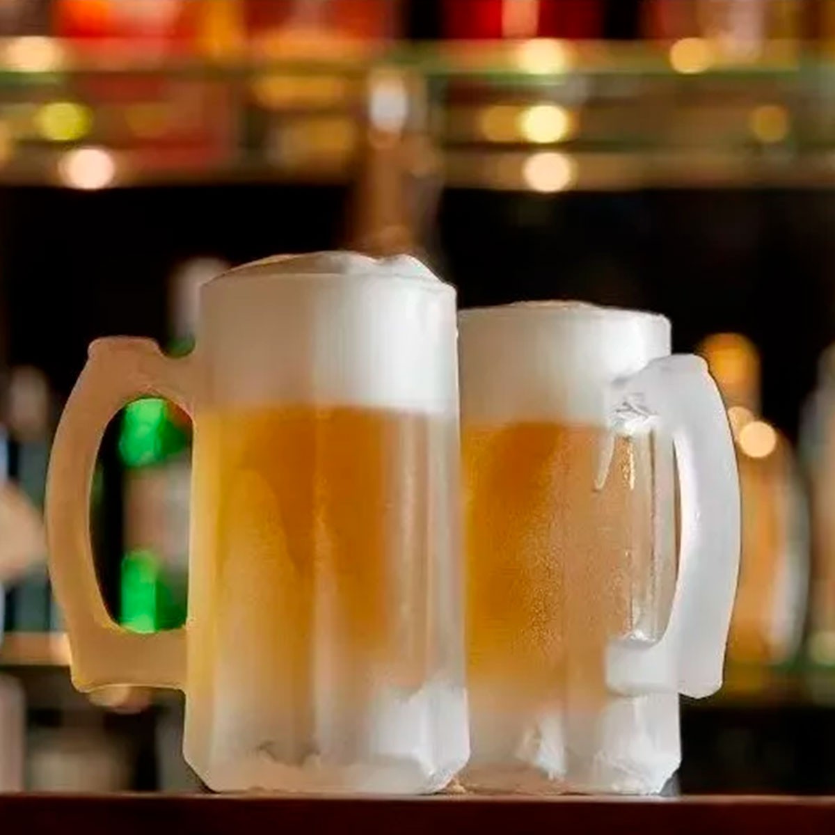 Caneca para Chopp Cerveja Drinks Gelado em Vidro Resistente Bonito ...