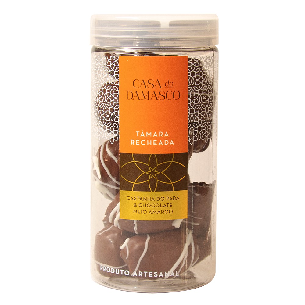 Tâmaras recheadas com Castanha do Pará & Chocolate Meio Amargo - CASA ...