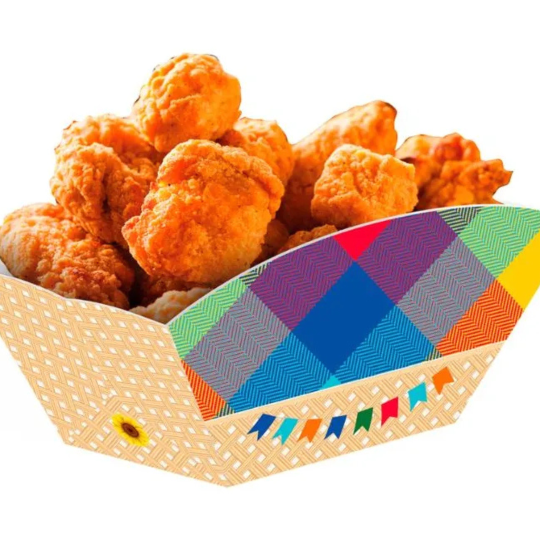 Kit Bandeja Canoa Papel Festa Junina C/25un | Ollypop - OLLY POP ...