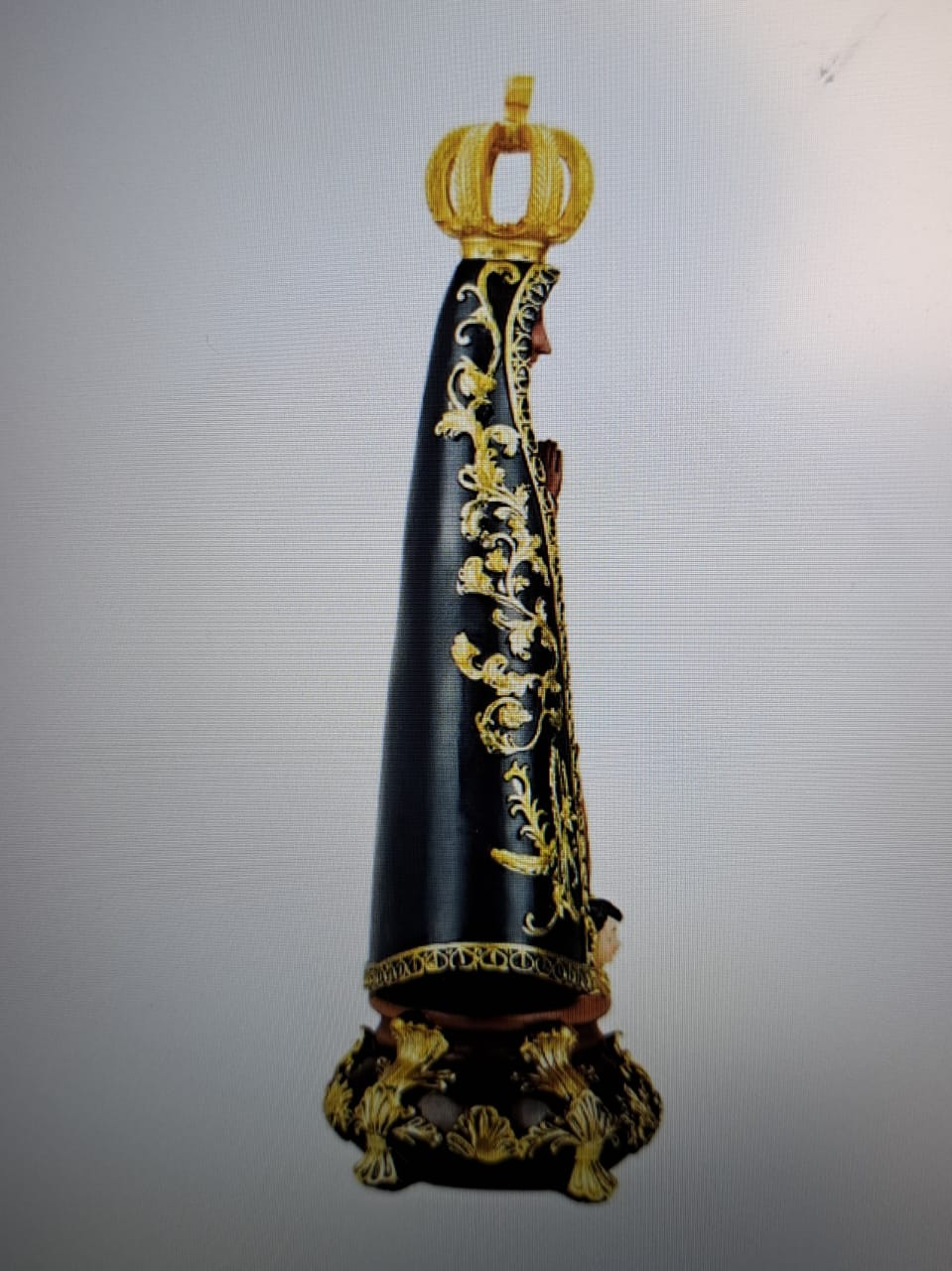 Imagem Nossa Senhora Aparecida 40,5cm - Resina - 5Es Velas e Artesanato