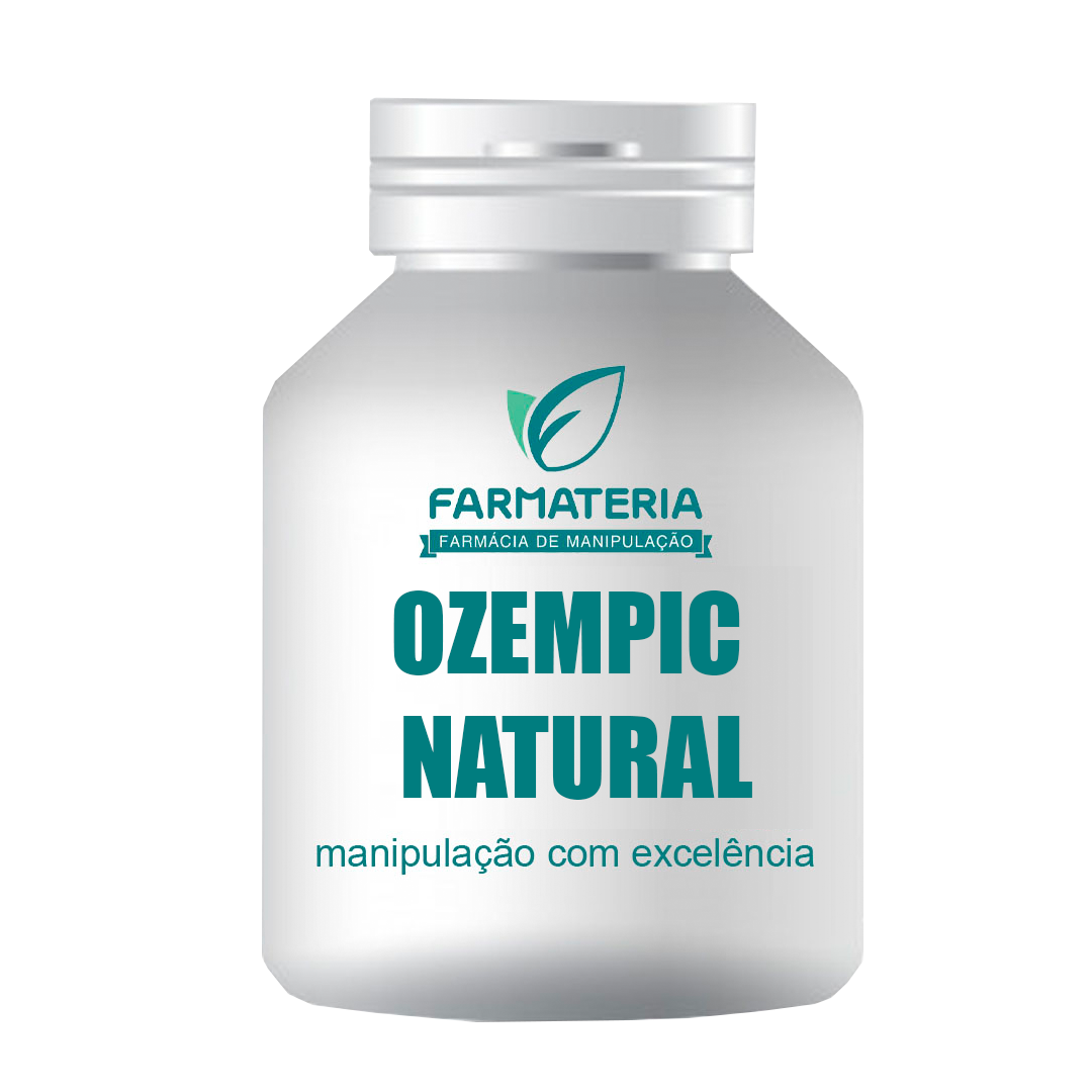 Fórmula Ozempic Natural 60 Cápsulas - Farmateria - Farmácia de Manipulação Fórmula Ozempic Natural 60 Cápsulas - Farmateria - Farmácia de Manipulação