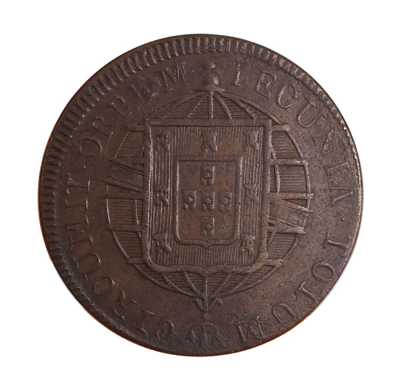 Moeda Antiga do Brasil XL Réis 1821R - Numismática Trato Feito ...
