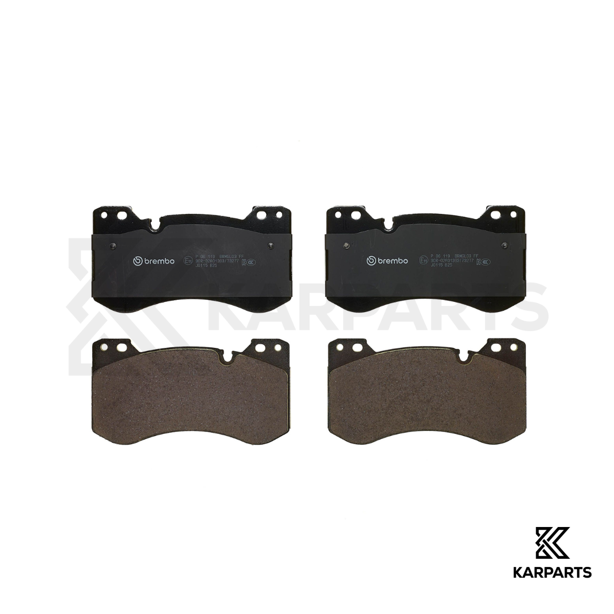 Pastilhas de Freio Dianteiras Brembo P06119N BMW M2 M3 M4 G80 G82 G87 ...