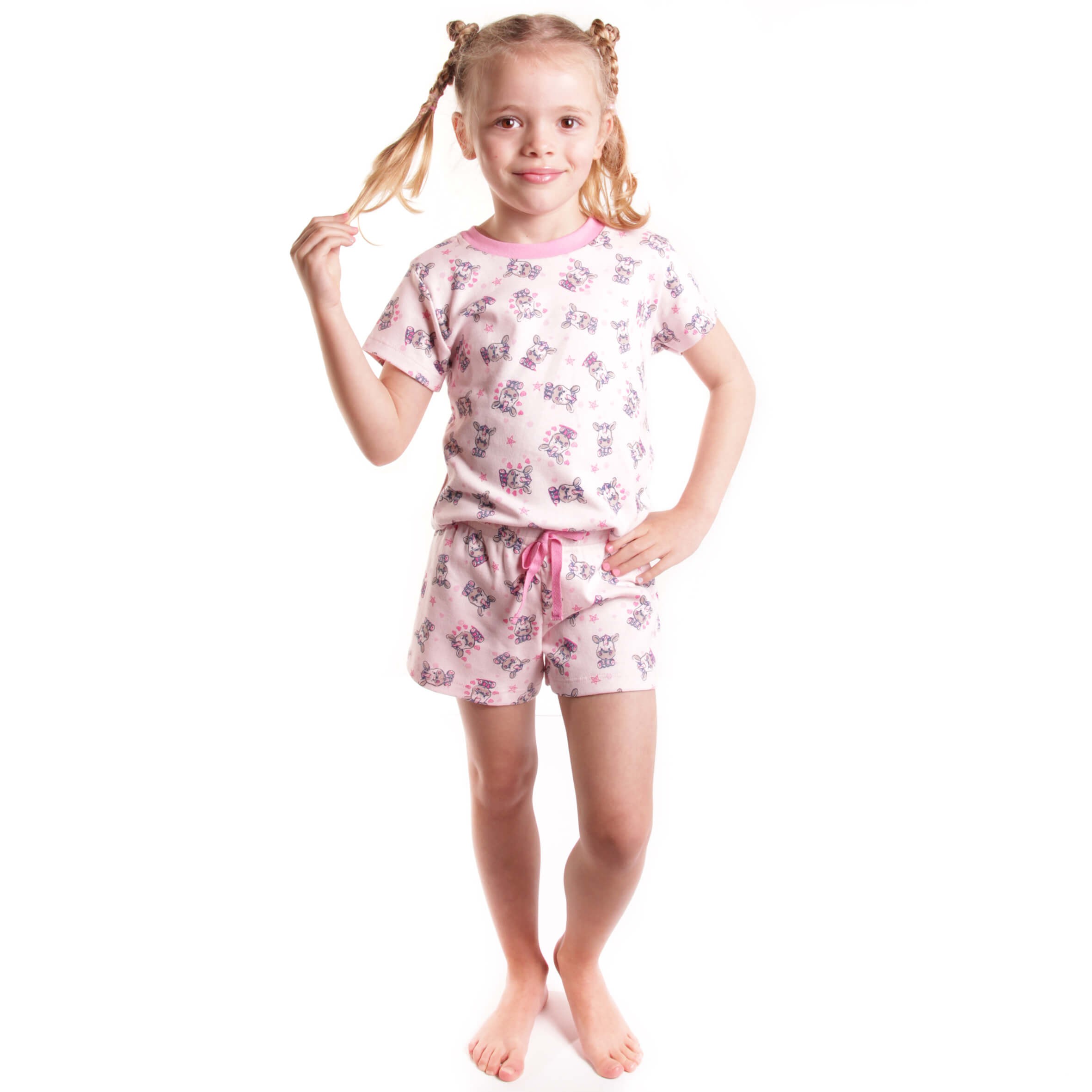 Pijama Infantil Feminino Happy Nap Verão Unicórnio Rosa - Happy Nap ...