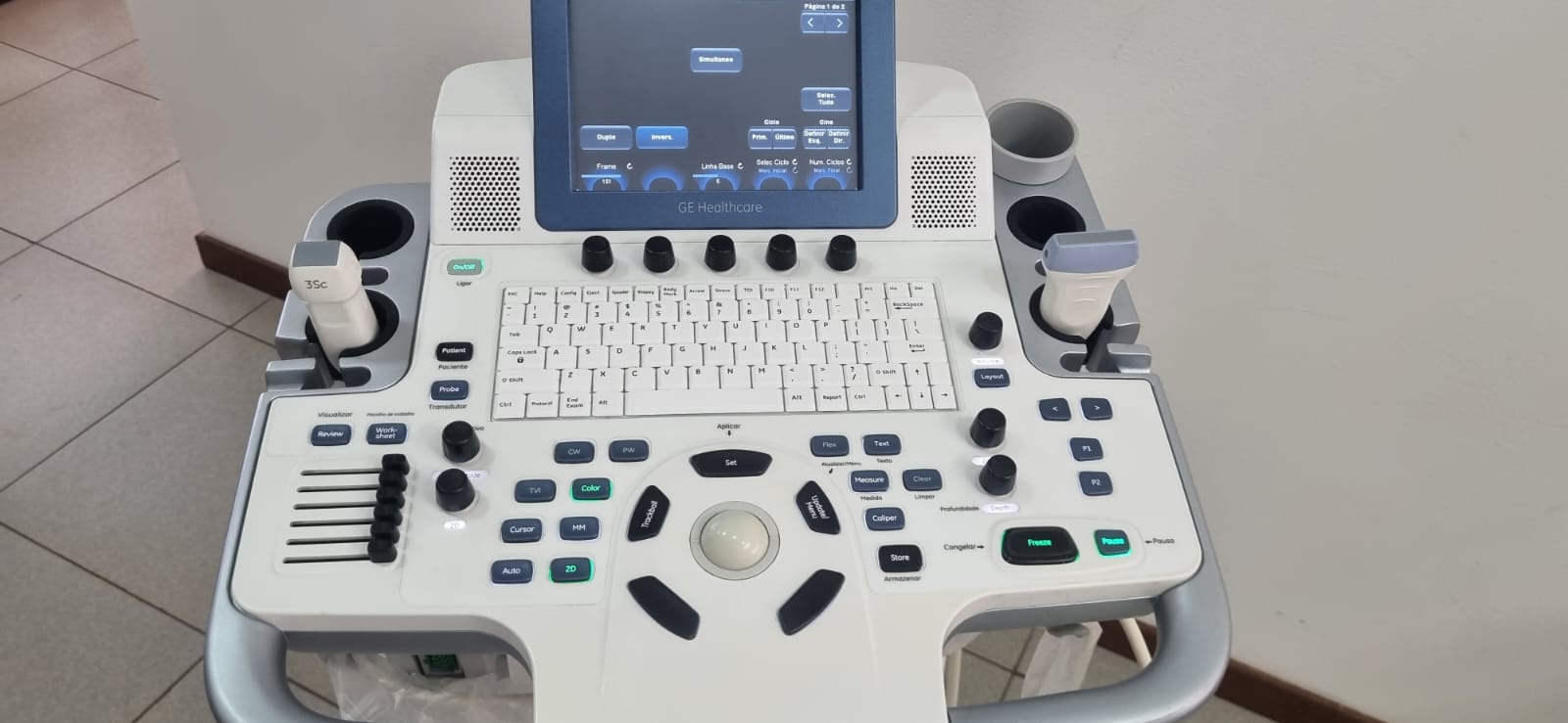 Ultrassom Vivid T8 - Linear e Setorial - GE - Shopmedical