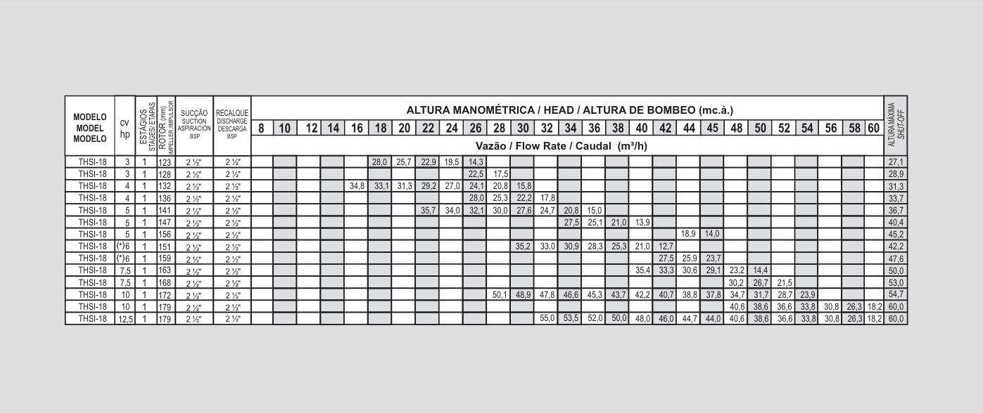 Bomba Centrífuga Thebe Thsi-18 7,5cv Rt163 Monofásico Ip55 220/440 - Loja online de Bombas de ...