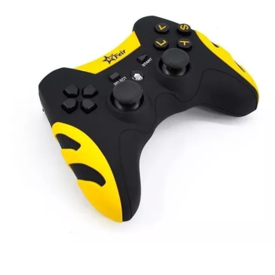 Joystick FEIR FR-217: Controle de jogo sem fio para PC, PS3 e Android - lavneteletronicos.com.br
