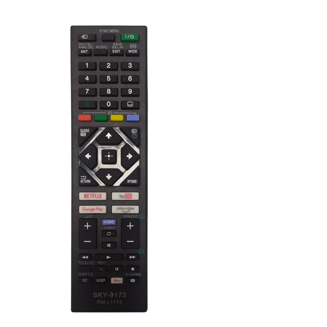 CONTROLE TV SONY SMART 9173 - lavneteletronicos.com.br