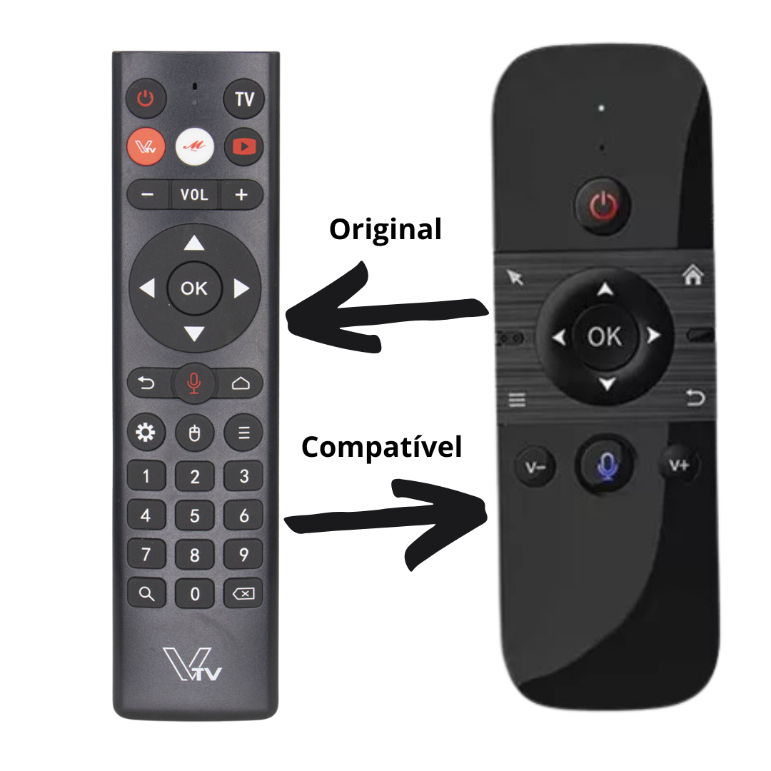 Controle Remoto Compatível com VTV 1ST GEN - lavneteletronicos.com.br
