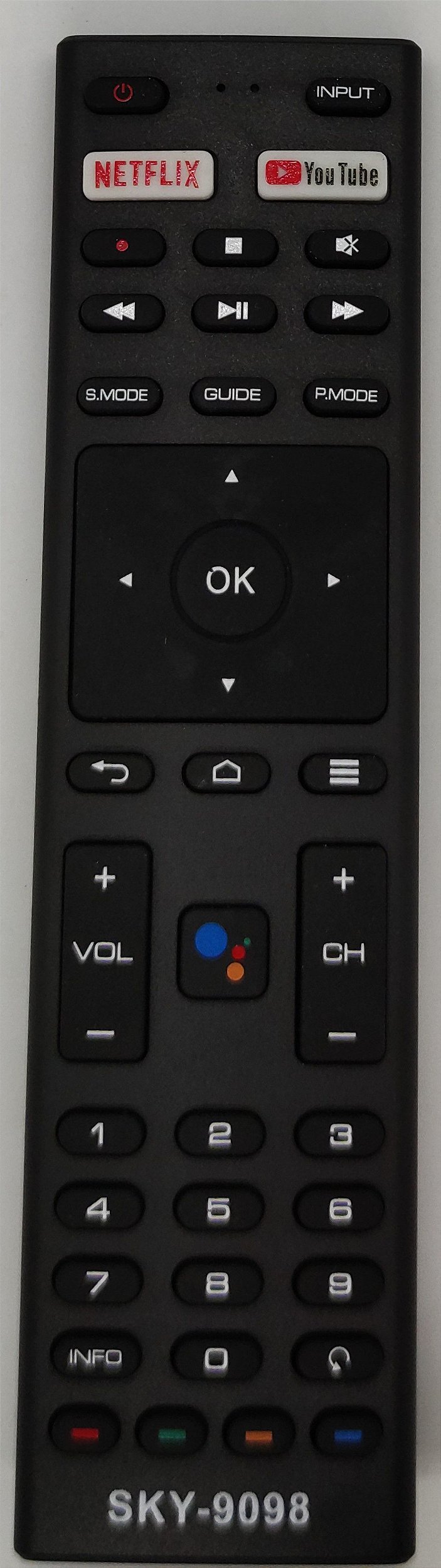 Controle remoto para TV Smart JVC Android SEM COMANDO DE VOZ ...